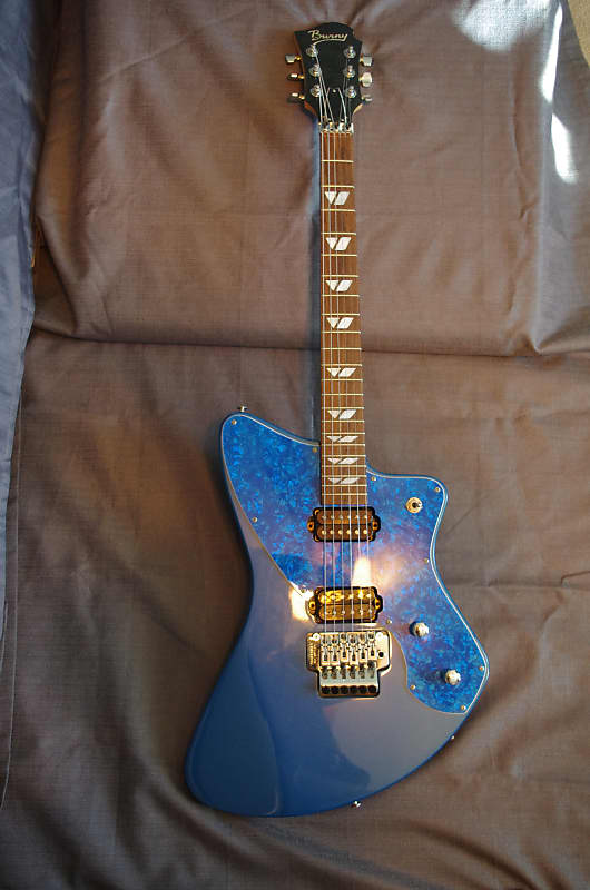 Burny Fernandes H65 1990's - Solid Blue | Reverb
