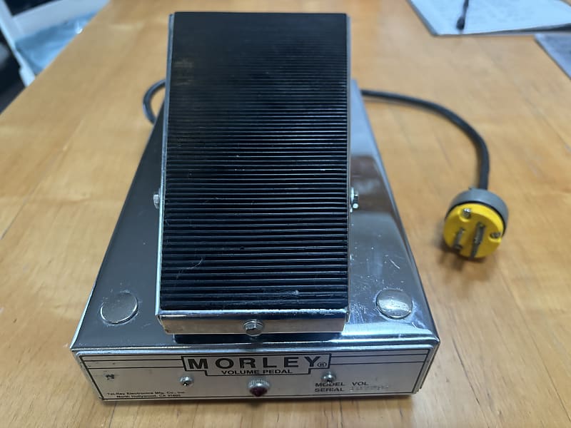 Vintage Morley Volume Pedal 1970’s - Stainless | Reverb