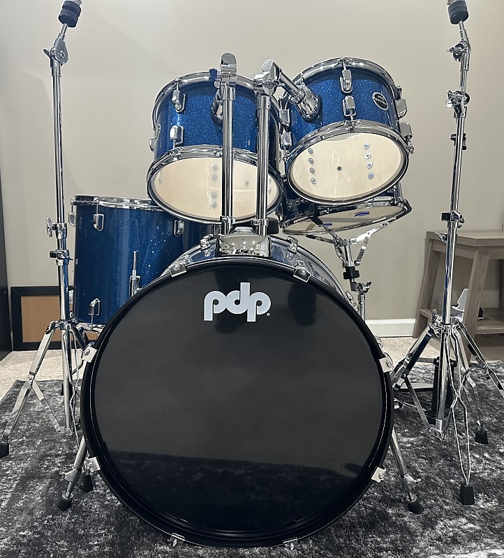 PDP by DW Encore Drums w/Chrome Hardware Azure Blue | Reverb