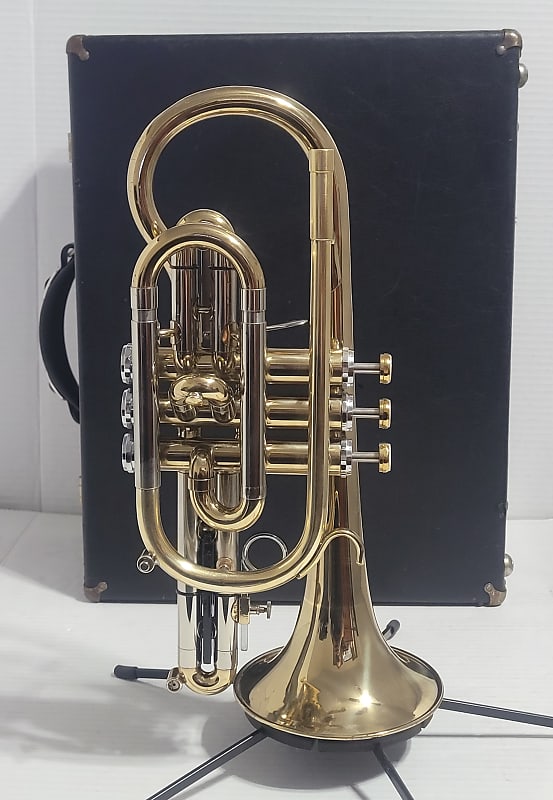 Getzen Capri 580 Series Bb Cornet Shepherd's Crook ,Hard Case | Reverb