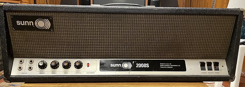 SUNN 2000S Late 60’s Vintage Black & Silver | Reverb
