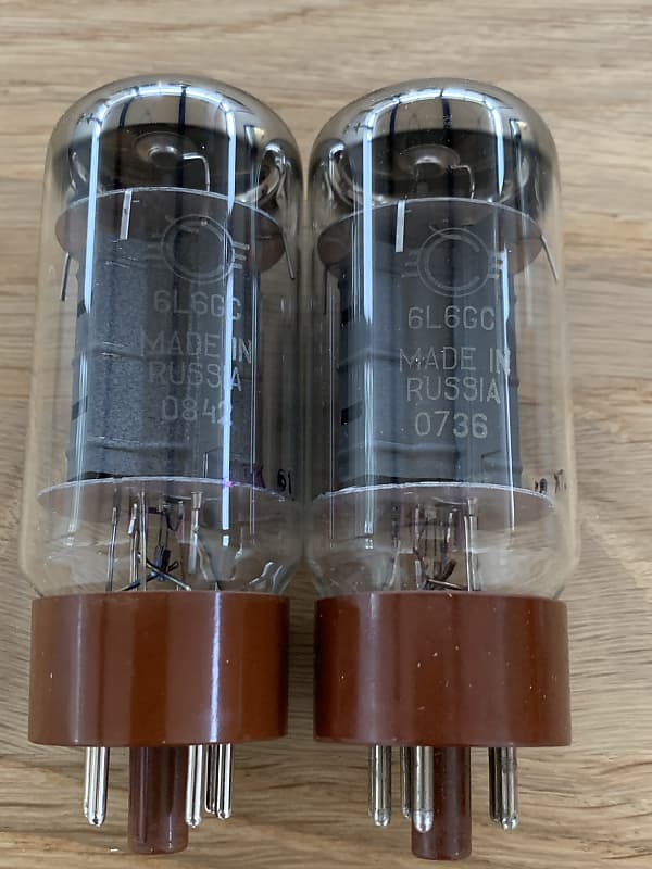 SED 6L6GC matched pair | Reverb