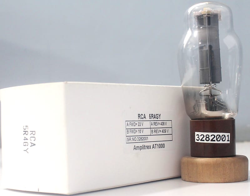 5R4GY RCA Rectifier Tube Bottom Made in U.S.A. Amplitrex | Reverb