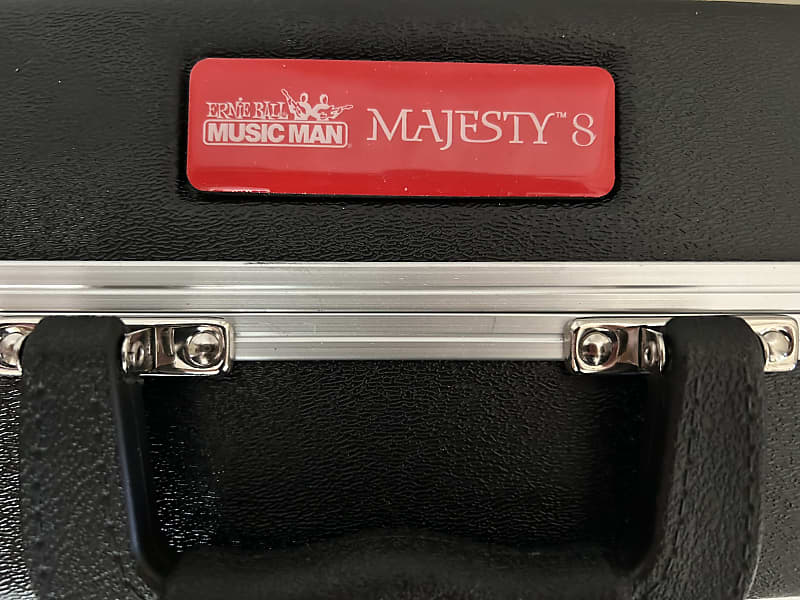 Ernie Ball MusicMan Majesty 8 SKB Case 2024 - Black | Reverb