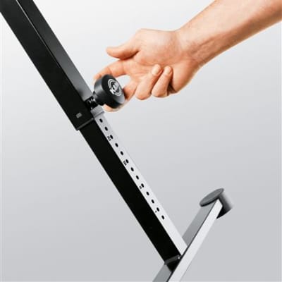 K&M Omega Table Style Keyboard Stand Black | Reverb