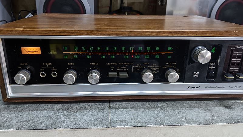 Vintage & Rare Made in Japan Sansui QR 1500 Quad Receiver | Reverb