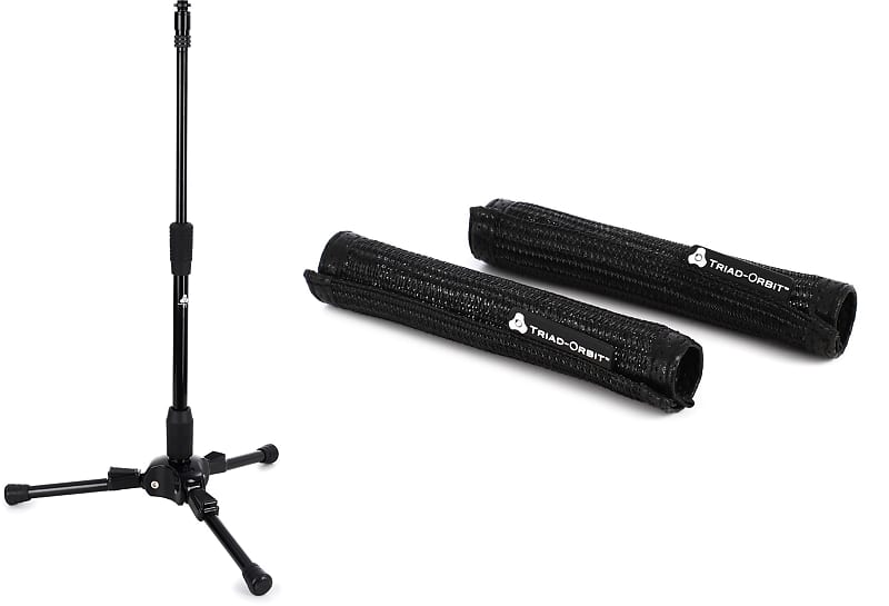 Triad-Orbit T1 Short Tripod Microphone Stand Bundle with | Reverb