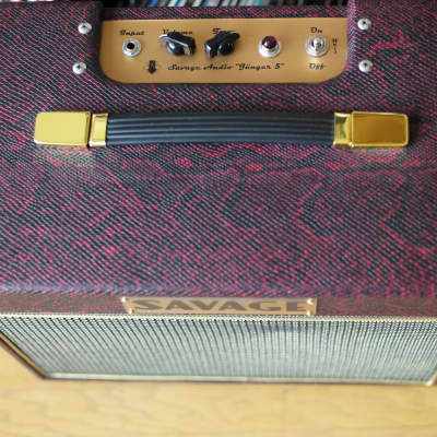 Savage Audio Junger 5 Amplifier Red Snakeskin finish | Reverb
