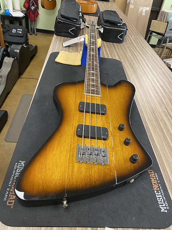 GMP Thunderbird 4 Str Bass Korina EMG BTC’s 2016 - Vintage | Reverb