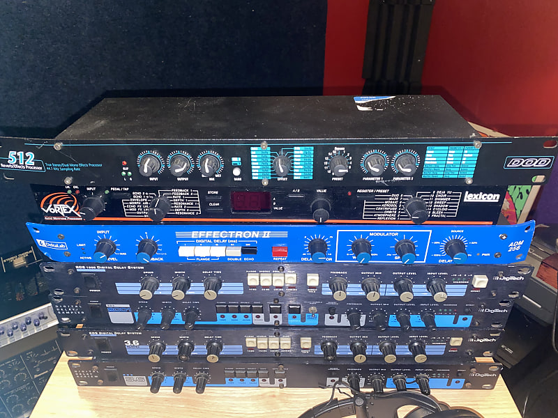 DOD 512 Reverb/Effects Processor 1995 - Black and blue | Reverb