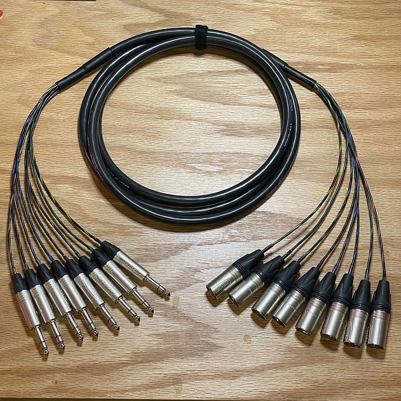 10ft. 8ch. TRS Male to XLR Male Snake | Reverb