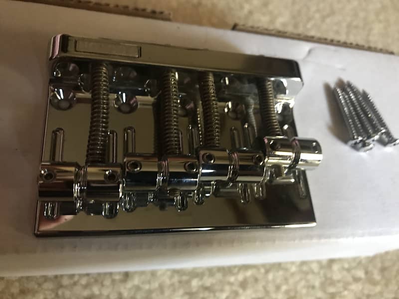 Upgrade bass BRIDGE: Gotoh 201 B-4 Chrome - brand new | Reverb