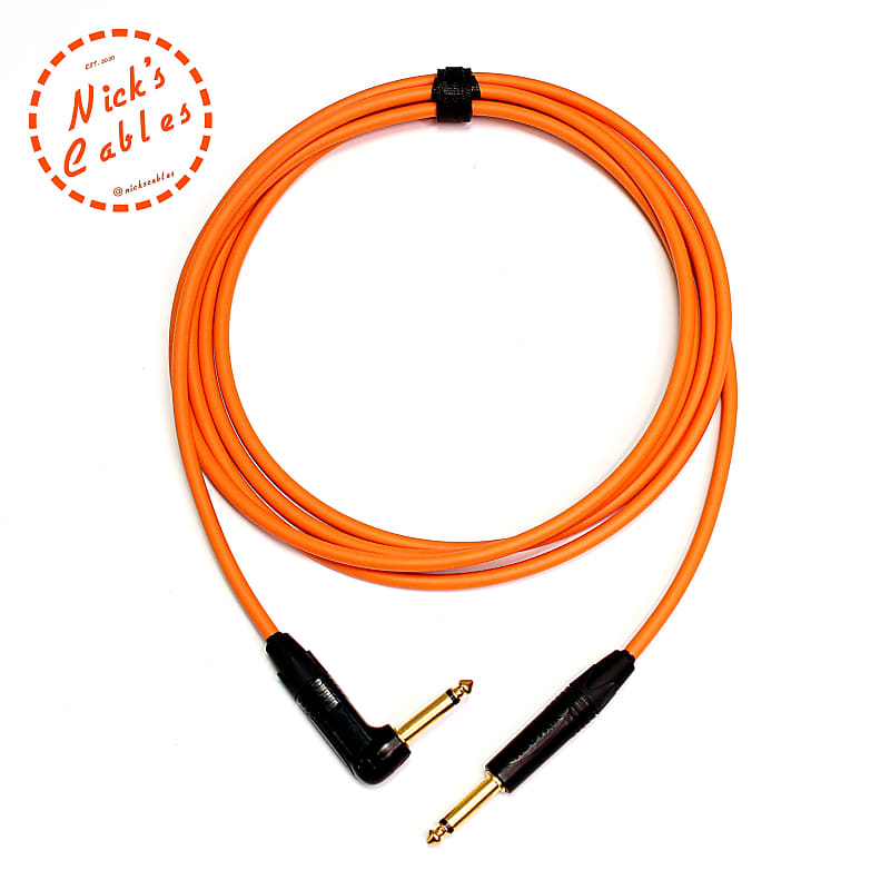10ft. Gold Canare Instrument Cable | Reverb