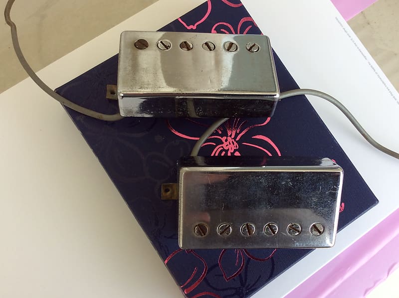 Maxon Pickups pair 1971-74 Chrome/nickel Ibanez Greco guitar | Reverb