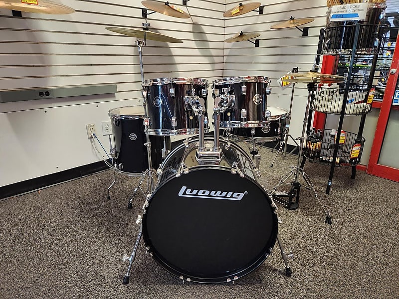 Ludwig Accent Drive Drum Set With Hardware & Cymbals(5 Piece) | Reverb
