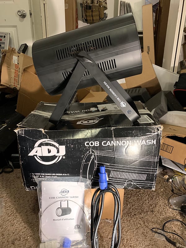 American DJ COB Cannon Wash One 4-In-1 RGBA Cob LED Light DMX | Reverb