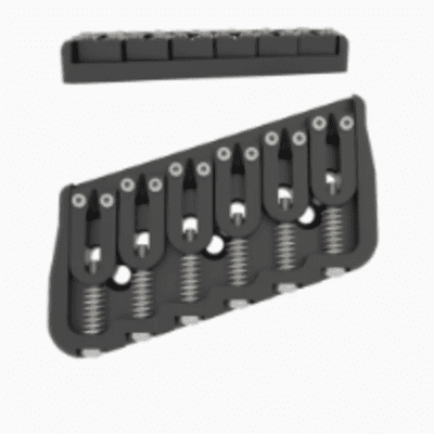 Hipshot 6-String Multi-Scale 18° Fixed Guitar Bridge - .175" | Reverb