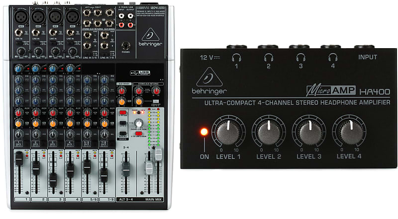 Behringer Xenyx 1204USB Mixer with USB Bundle with Behringer | Reverb