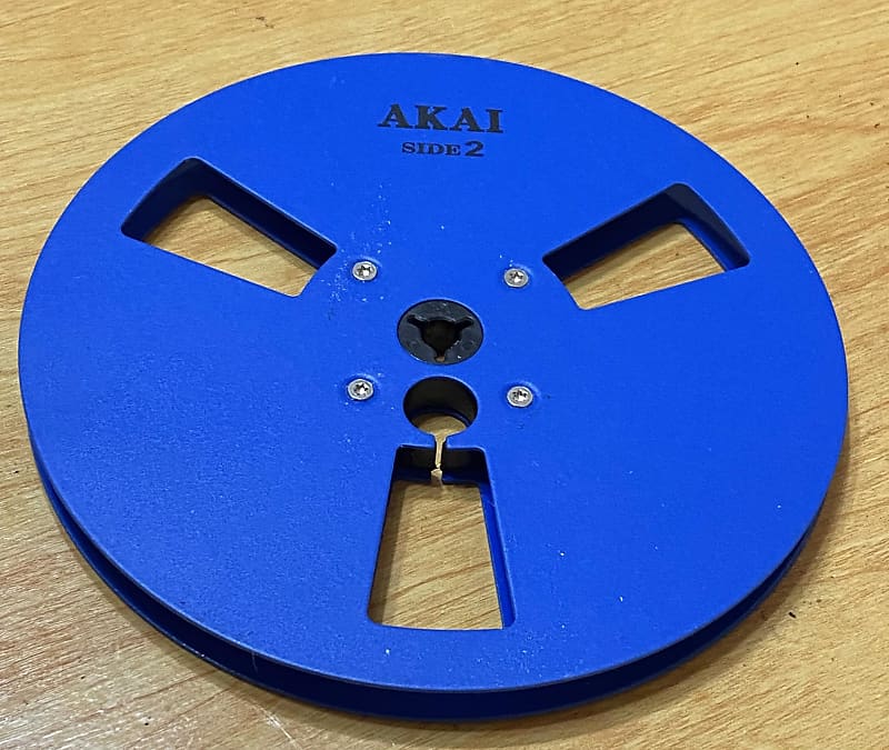 Handmade Take Up Metal Reel To Reel 2022 - Blue | Reverb