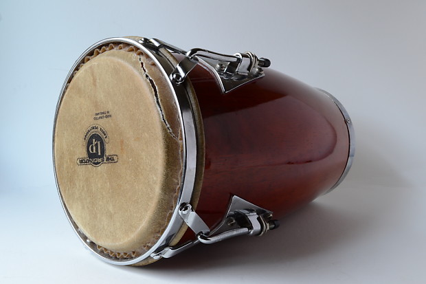 1986 RARE Red/Orange LP Jr. Congas Wood | Reverb