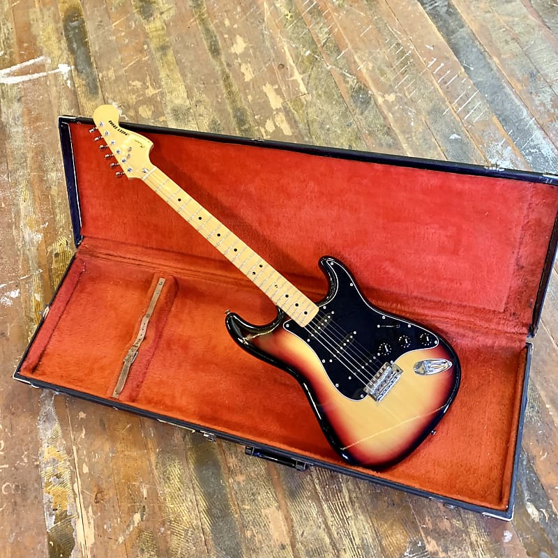 Greco Super series spacey sound strat c 1980 Sunburst | Reverb
