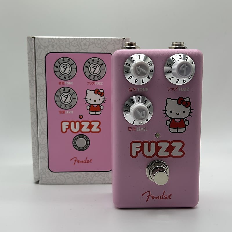 Fender Hello Kitty Fuzz Guitar Effects Pedal w/ Box | Reverb