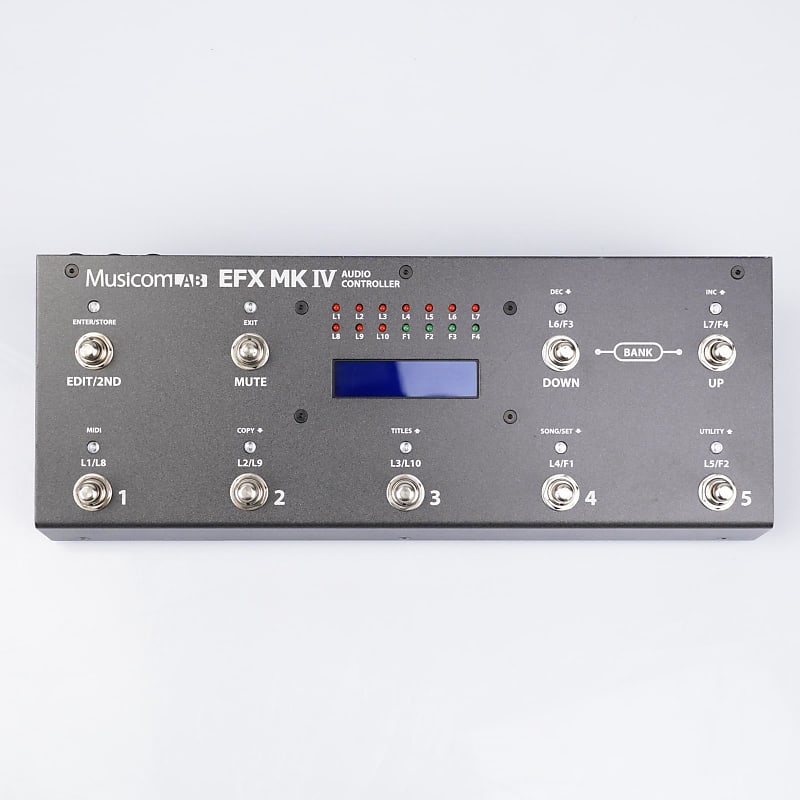 MusicomLab EFX MK IV Audio/MIDI Controller & Switcher Foot | Reverb