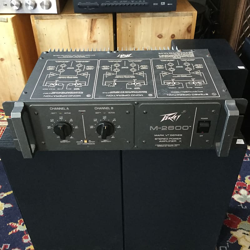 Peavey M-2600 Mark V Stereo Power Amplifier | Reverb
