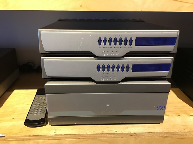 Quad 909 Power Amplifier, 99 Preamplifier, 99 Tuner Set with | Reverb