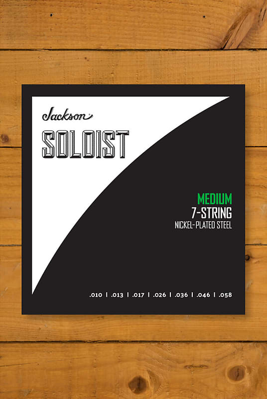 Jackson Soloist 7-String Electric Guitar Strings - Medium | Reverb