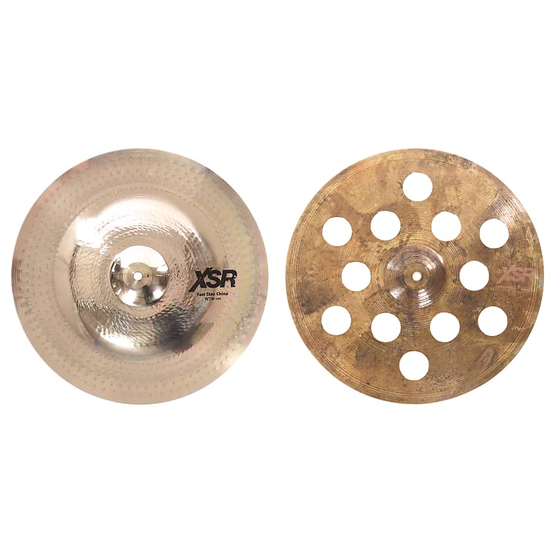 Sabian 16" XSR O-Zone / Fast Chinese Sizzle Stack Cymbals | Reverb