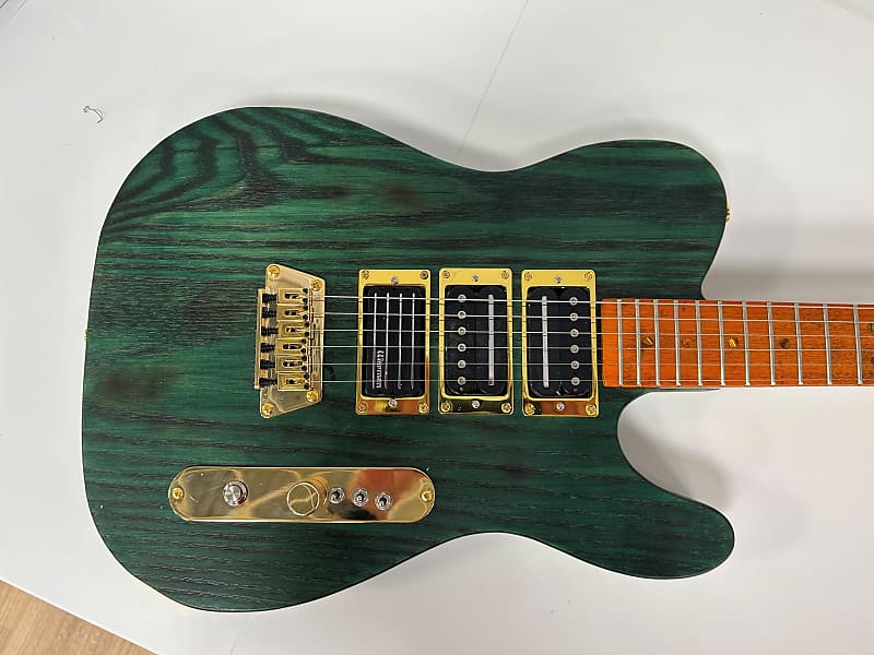 Handmade Hot rodded “super-tele” telecaster style guitar, | Reverb