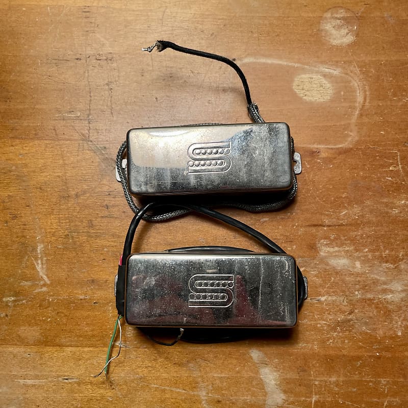 Seymour Duncan 1980s Mini-Humbucker Pickup Set SM-1N & SM-2B | Reverb