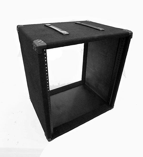 PROCRAFT 12U 16" Deep Rack Case in Black Carpet Wrap - Top | Reverb