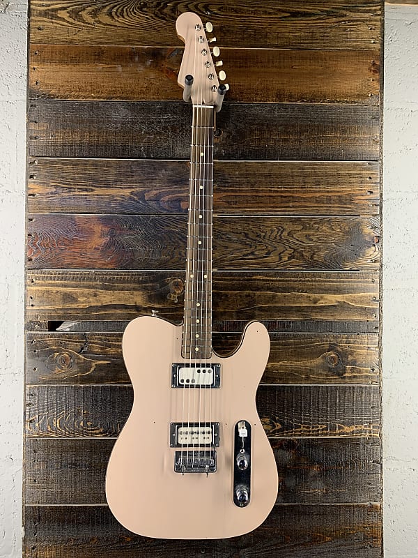 MJT Telecaster Trans shell pink | Reverb