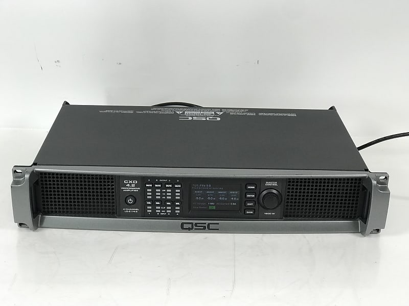 QSC CXD 4.2 4-Channel 2000w DSP Amplifier | Reverb