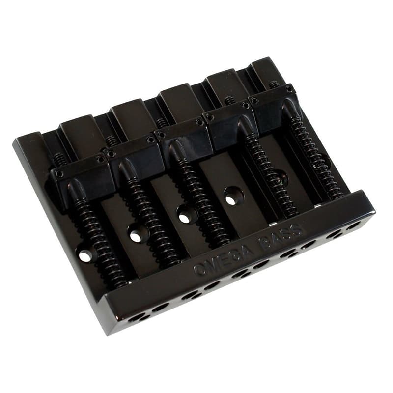 NEW Omega 5-String Fender Bass Bridge BADDASS V Style - BLACK | Reverb
