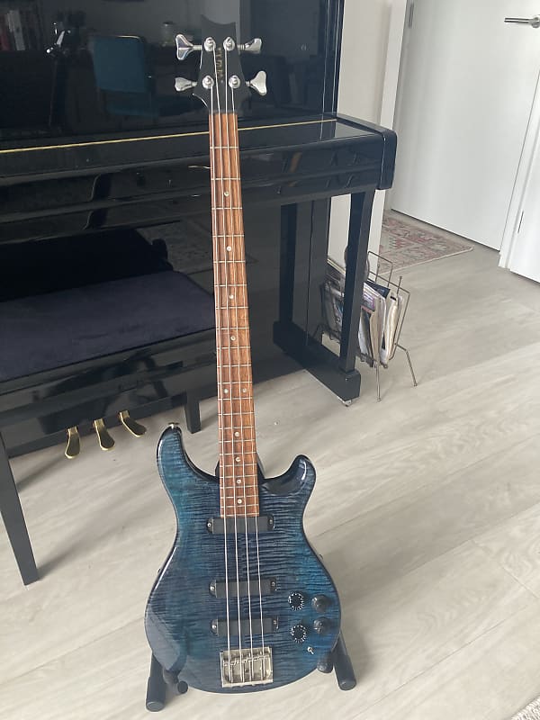 PRS Bass 1988 - Blue Flame top | Reverb UK