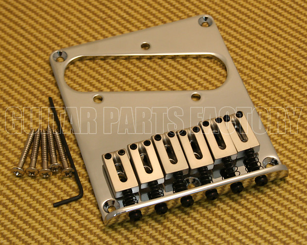 Squier Telecater String-Thru Guitar Bridge Chrome w/ Satin | Reverb UK