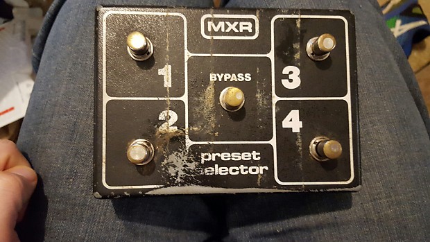 Mxr Preset Selector For Pitch Transposer Rack Vintage RARE | Reverb