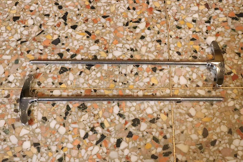 Ludwig 7-1/2" Chrome T Rods 2pk Vintage 1960 / 70's #1 | Reverb