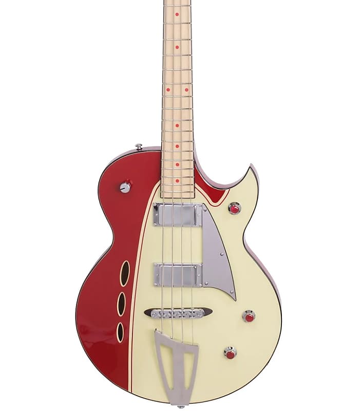 Backlund Rockerbox Bass Red / Creme | Reverb