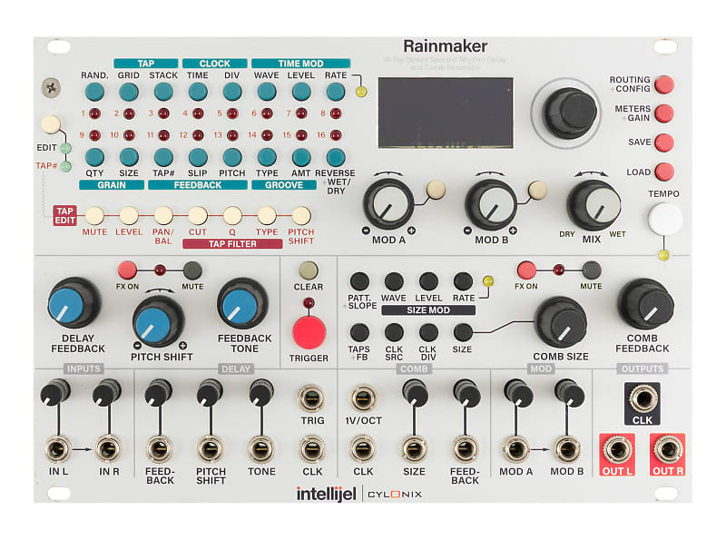 Intellijel Designs Rainmaker 16-Tap Stereo Spectral | Reverb