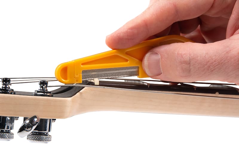 MusicNomad 6 pc. Diamond Coated Electric Guitar Nut Slotting | Reverb