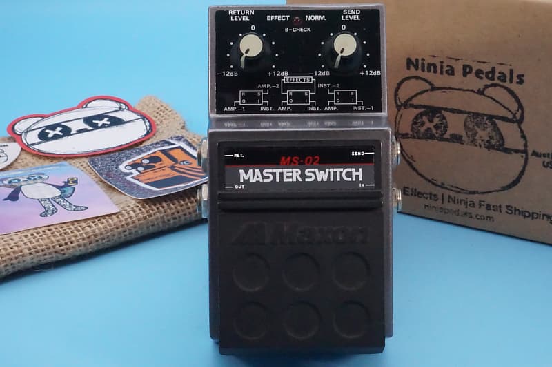 Maxon MS-02 Master Switch | Vintage 1980s Loop Switcher (Made | Reverb