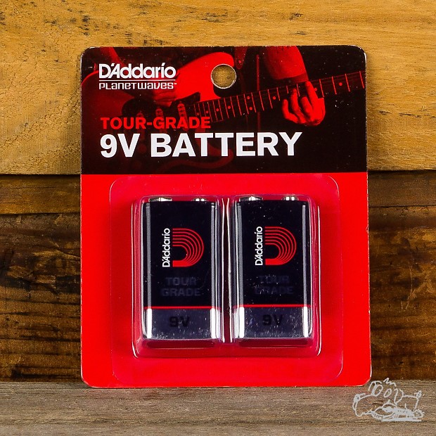 D'Addario Tour Grade 9V Batteries 2 Pack | Reverb