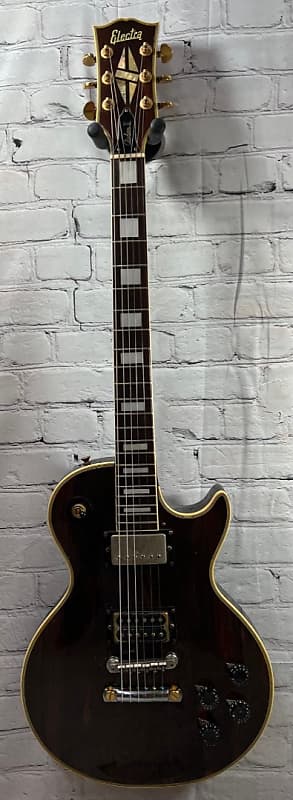 Electra 2256 Super Rock LP Style Single Cutaway Jacaranda | Reverb