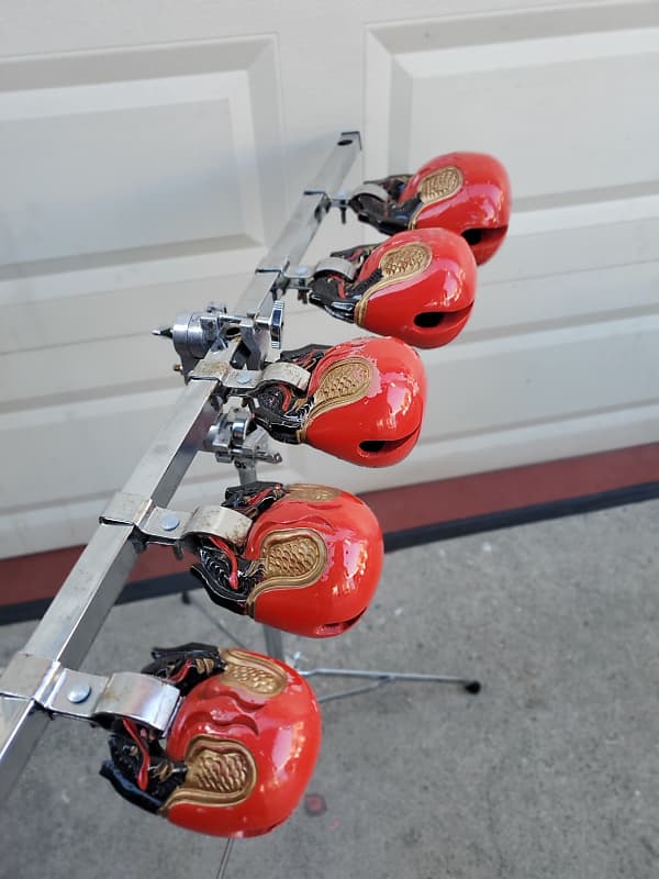 Vintage Leedy/ Ludwig Temple Wood Blocks With Stand | Reverb