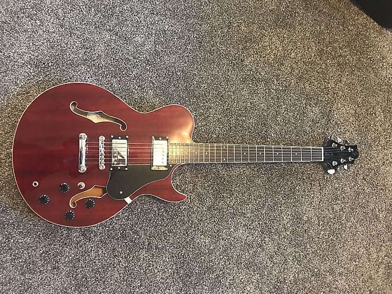 Semi-Hollow Electric (Samick Greg Bennett Royale RL-2 Red) | Reverb