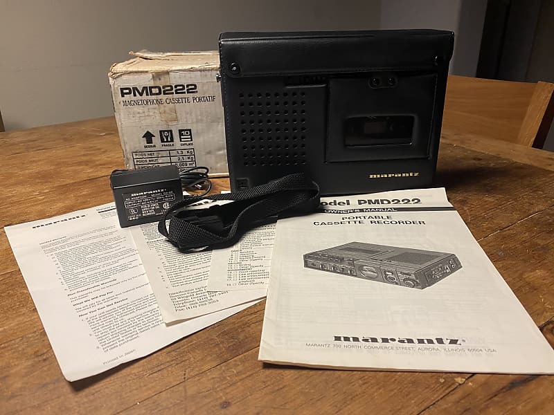 Excellent Marantz PMD222 with all new belts original box and | Reverb
